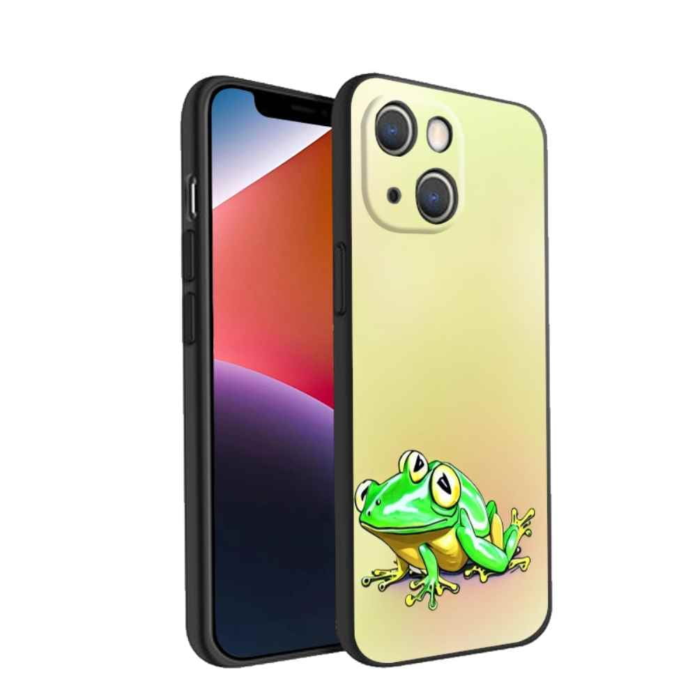 Compatible with iPhone 14 Phone Case, Frog-163 Case Silicone Protective ...