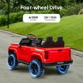 Hikiddo 2-Seater 4WD Electric Rideable Car for Kids, 24V 10Ah Toy Truck ...