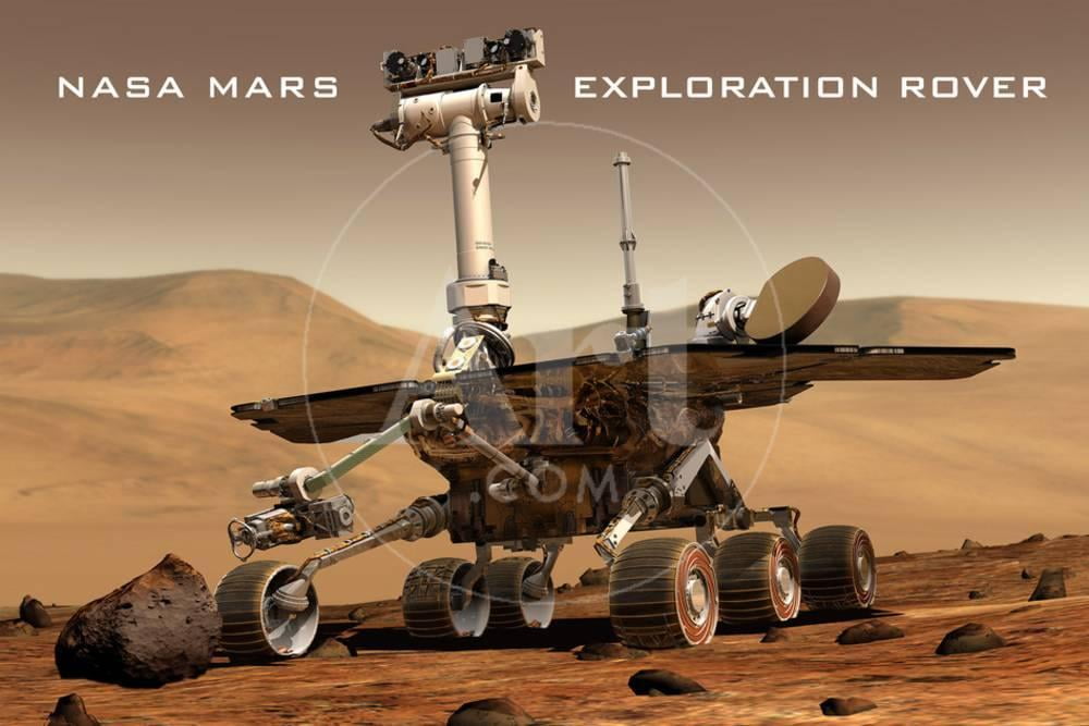 NASA Mars Exploration Rover Sprit Opportunity Photo, Unframed Art Print ...