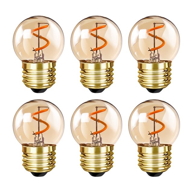 G40 Low Watt Light Bulb Edison LED Bulb Mini Globe Light Bulbs 1W ...