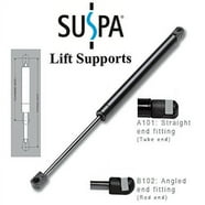 SUSPA® C16-09209 16" Gas Prop/Strut 38 lbs - Set of Two - Walmart.com