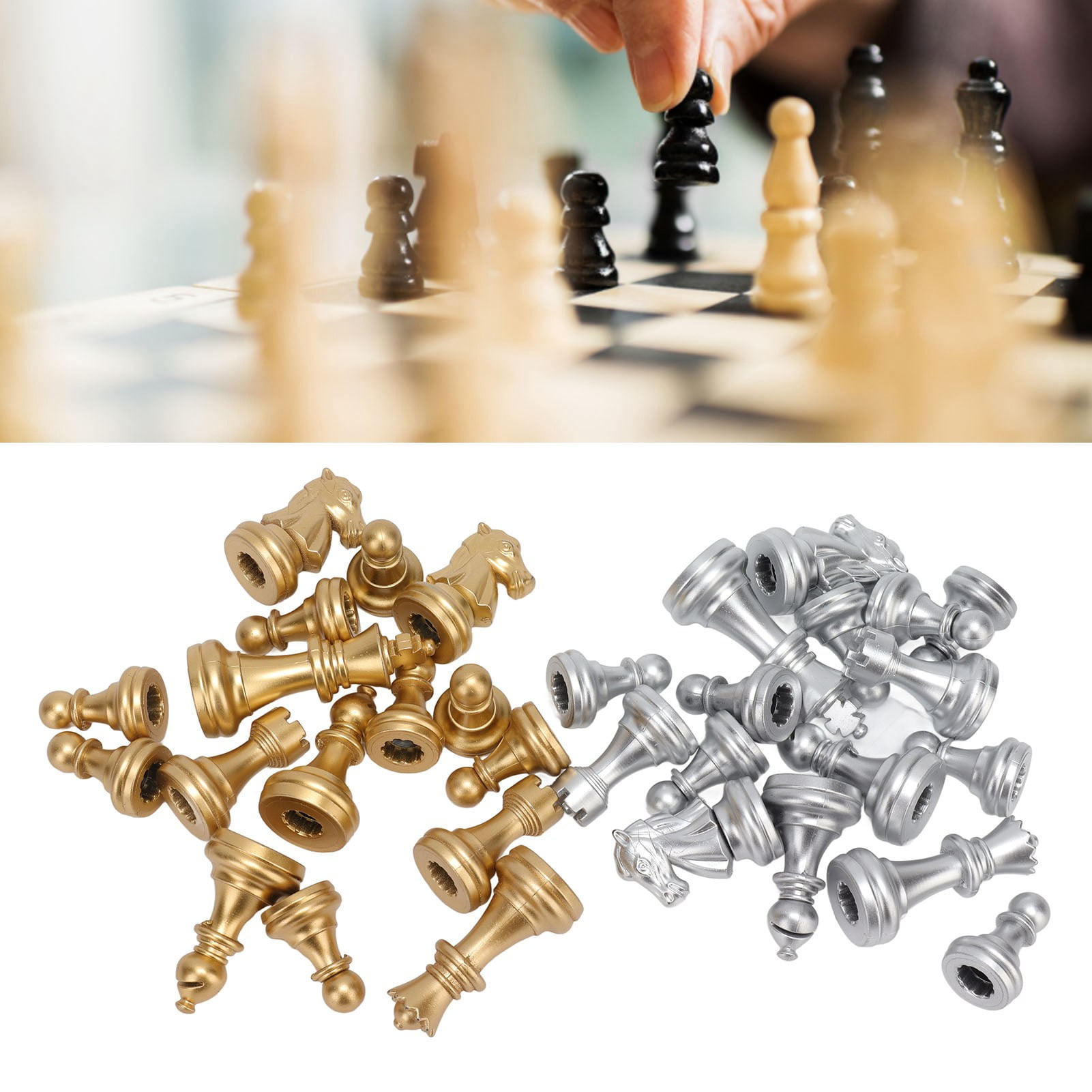 Chess Pieces International Chess Piece 32 Pieces Chessmen Chess Pieces ...