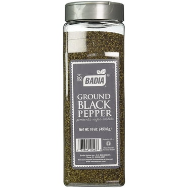 Badia Ground Black Pepper, 16 oz, (Pack of 6) - Walmart.com