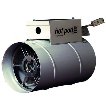 TPI HP6-1000120-2T Hotpod 3412 BTU 6" Dia Hardwired Duct Mounted ...