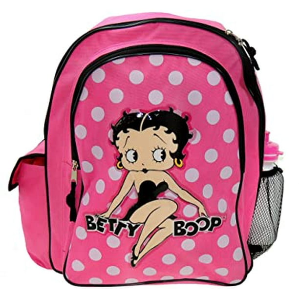 Betty Boop Large Backpack with Water bottle - Walmart.com