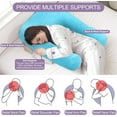 Cooling U Shaped Pillow for Neck, Shoulder Pillow for Side Sleepers ...