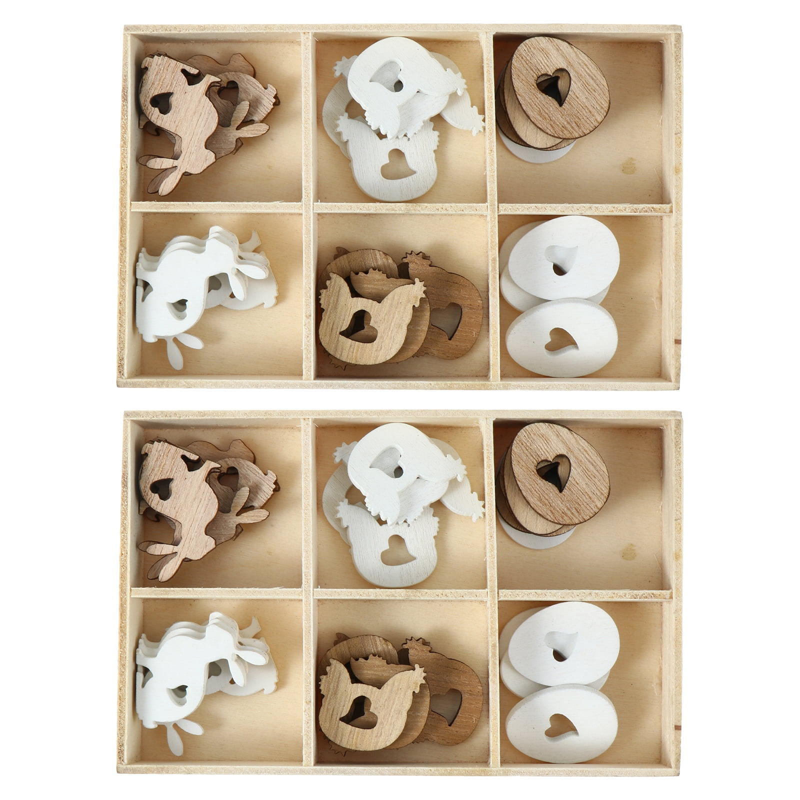 Click here for Kakowely 2 Sets 50pcs Easter Theme Wood Chips Wood... prices