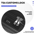 28 in PC Hard Shell Checked Suitcase with Aluminum Frame with Cup ...