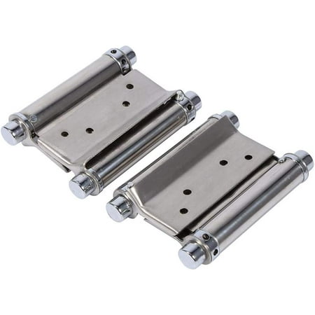 2 Pcs Door Hinges 3ih Double Action Spring Hinges Stainless Steel Door ...