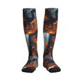 Compression Socks for Women and Men - Autumn Maple Leaf Fire Dragon A ...