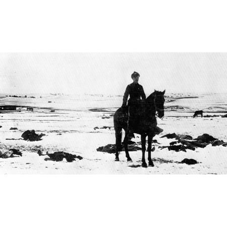 Wounded Knee-Photograph Showing The Grim Aftermath Of The Massacre Of ...