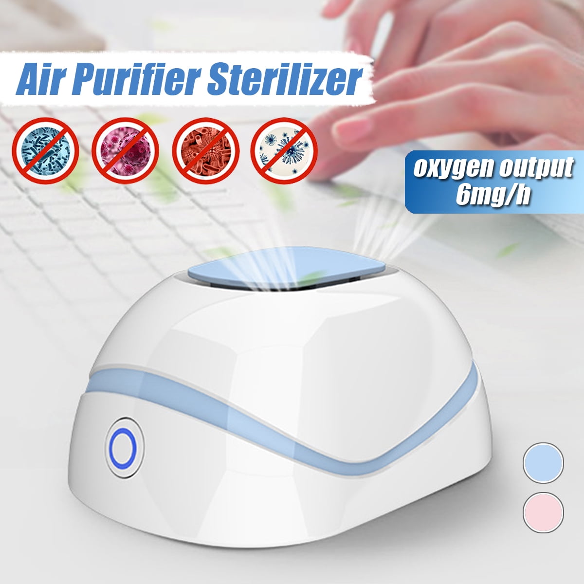 Portable ozone Sterilizer Kills Germs Viruses Bacteria Ozone Generator ...