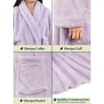 PAVILIA Premium Women's Plush Soft Robe, Warm Fluffy Sherpa Fleece ...