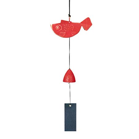 Iwachu Iwachu Wind Chime Goldfish Gold/Red 16.5×6.5×H6.5cm Nambu Tekki 27115 | Walmart Canada