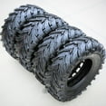 Forerunner Mars B Set of 4 ATV UTV Mud Tires, 2x 25x8-12 & 2x 25x10-12 ...