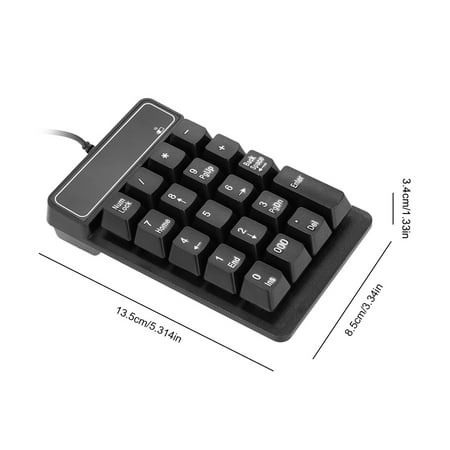 USB Wired Numeric Keyboard Notebook Tablet inflow without Office Bank ...