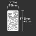 Engraved Size Stencil Art Journal Stencils Set For Professional Artists ...