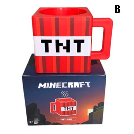 Minecraft 3d Character Square Mug 230ml Collectible Keepsake And ...
