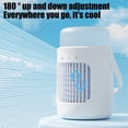 Byujiro Portable Misting Desktop Air Cooler Fan Mini USB Evaporative ...