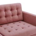 Modway Exalt Tufted Performance Velvet Sofa in Dusty Rose - Walmart.com