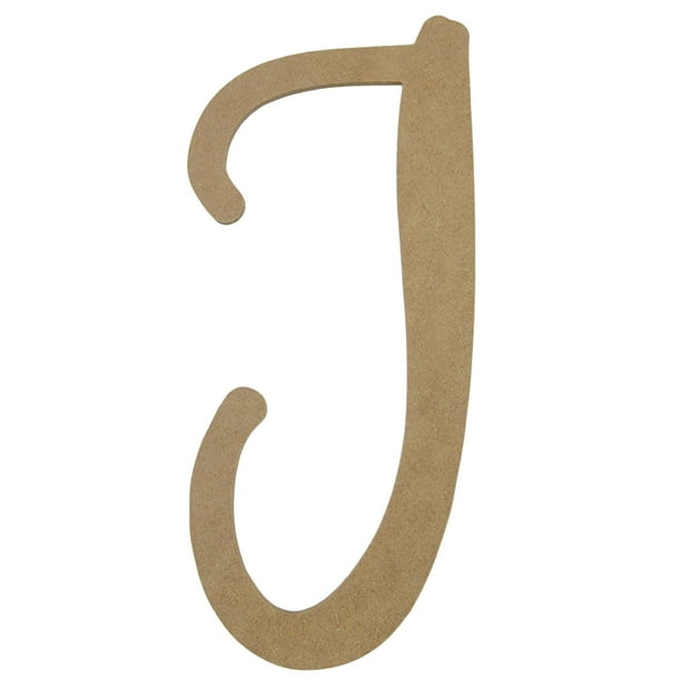 Wooden Letter Unfinished, Colleen Font, Craft Cutout - Walmart.com