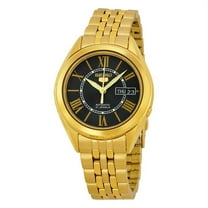 Seiko 5 Automatic Gold Dial Yellow Gold-tone Men's Watch SNKK38J1 ...