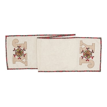 Colonial Williamsburg Winter Botanical Cotton Quilted Table Runner ...