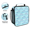 ALAZA Cute Sharks Jumping Lunch Box Insulated Cooler Lunch Bag with ...
