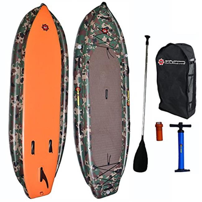 Liquid Shredder ISUP11CAMO 11 ft Inflatable Stand Up Paddleboard ...