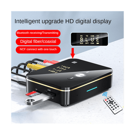 NFC Digital Display Bluetooth Adapter NFC Bluetooth 5.0 Receiver ...