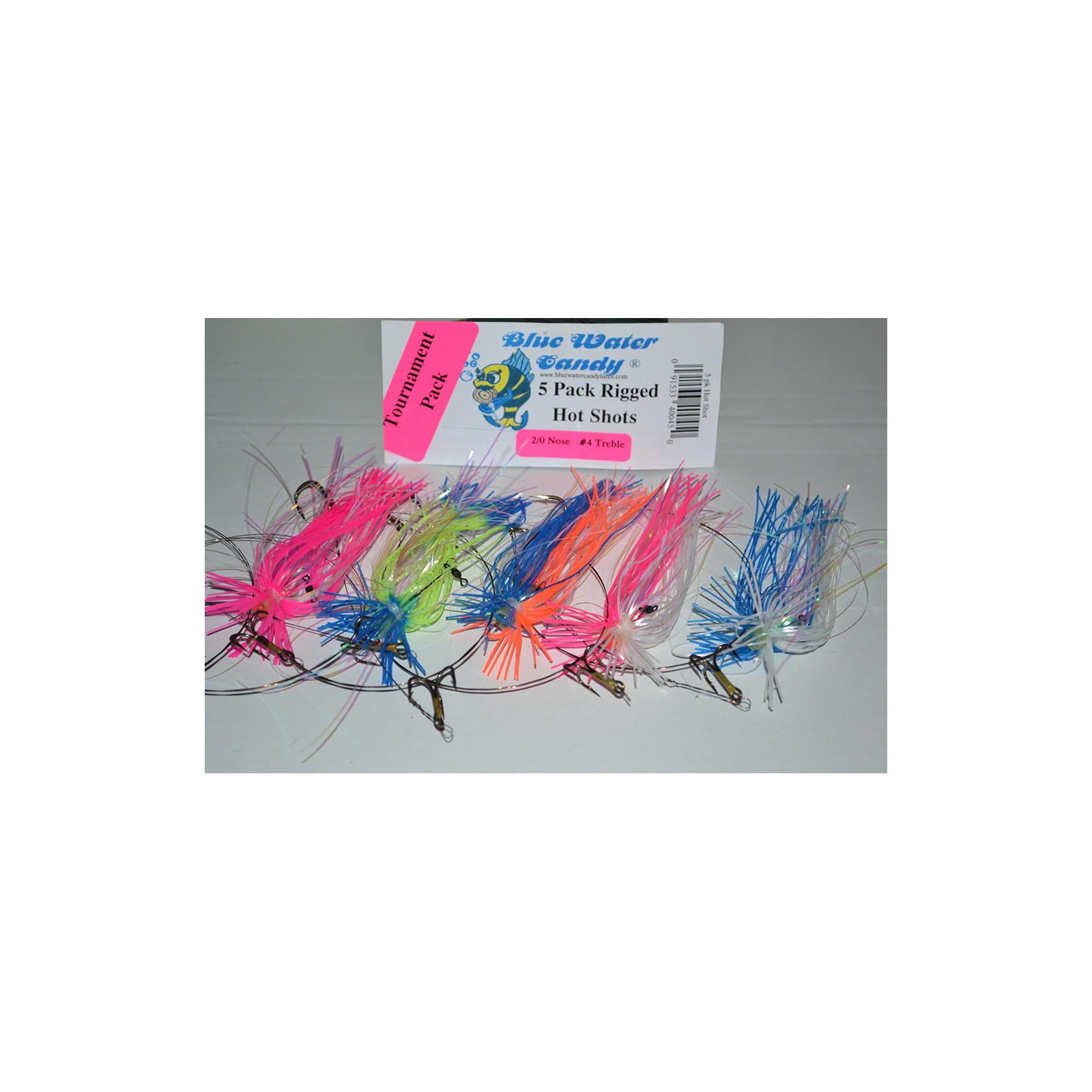 Blue Water Candy King Rig Tour Skirted w/Hot Shots 2/0 5 Pack , 40045 ...