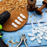 Traverse Rod Slides Curtain Replacement White Plastic Snap-in ...