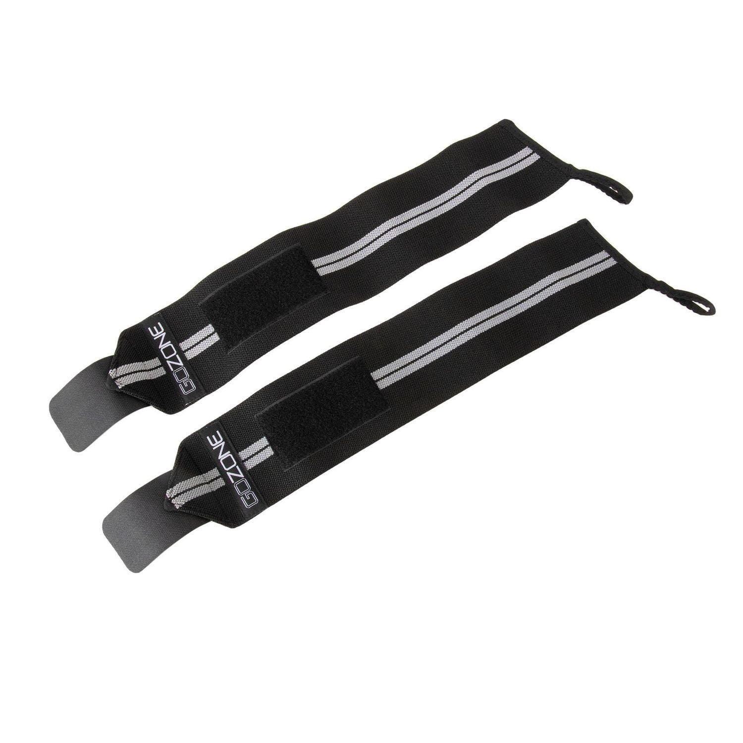 Click here for Gozone 2 Pack Wrist Wraps - Black 18 Length prices