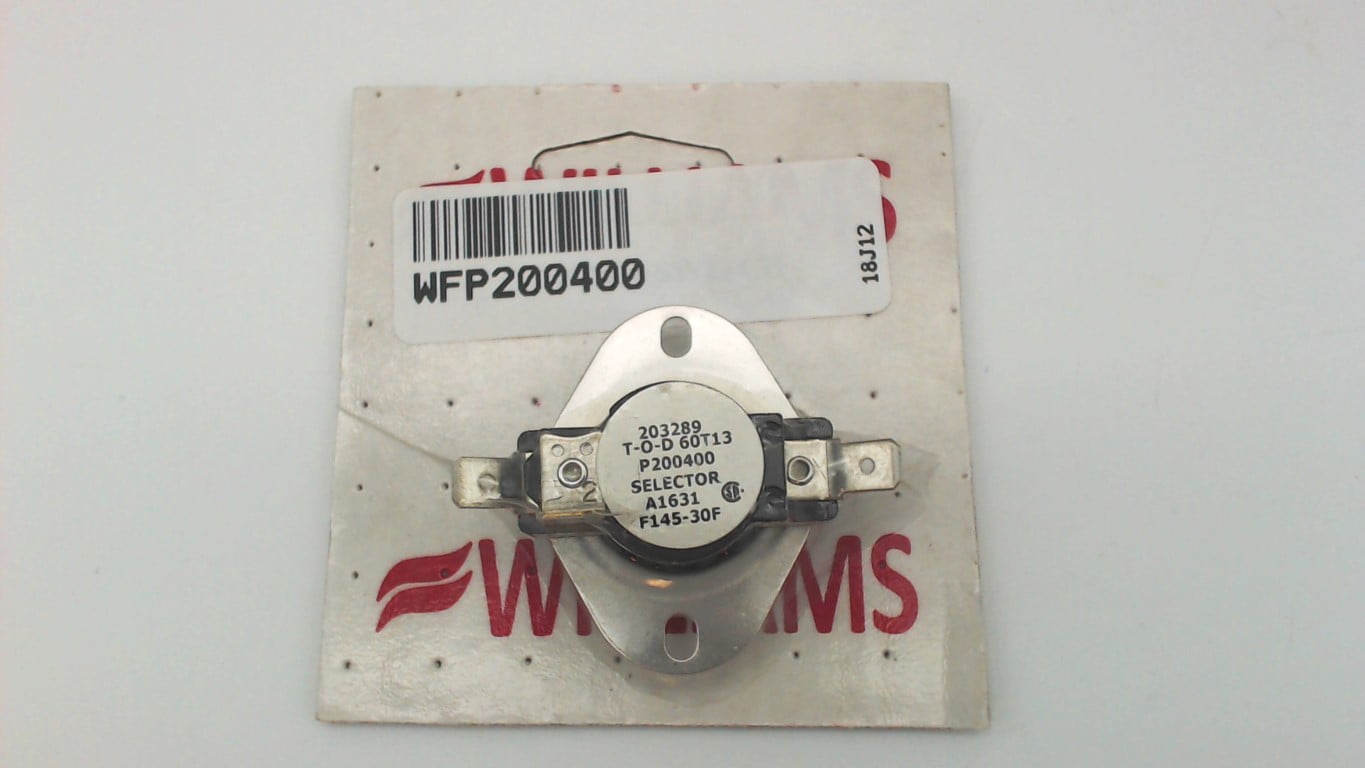 P200400 Williams Furnace F145-30F Selector Switch OEM P200400 - Walmart.com