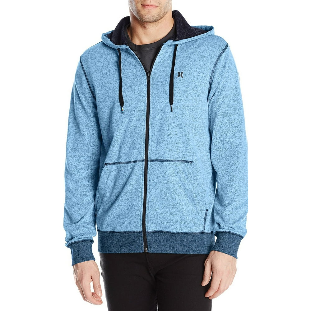 Hurley - Hurley Mens Dri Fit Zip Fleece Jacket Blue - Walmart.com ...