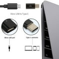 Black Micro USB to USB Type-C Adapter - Walmart.com