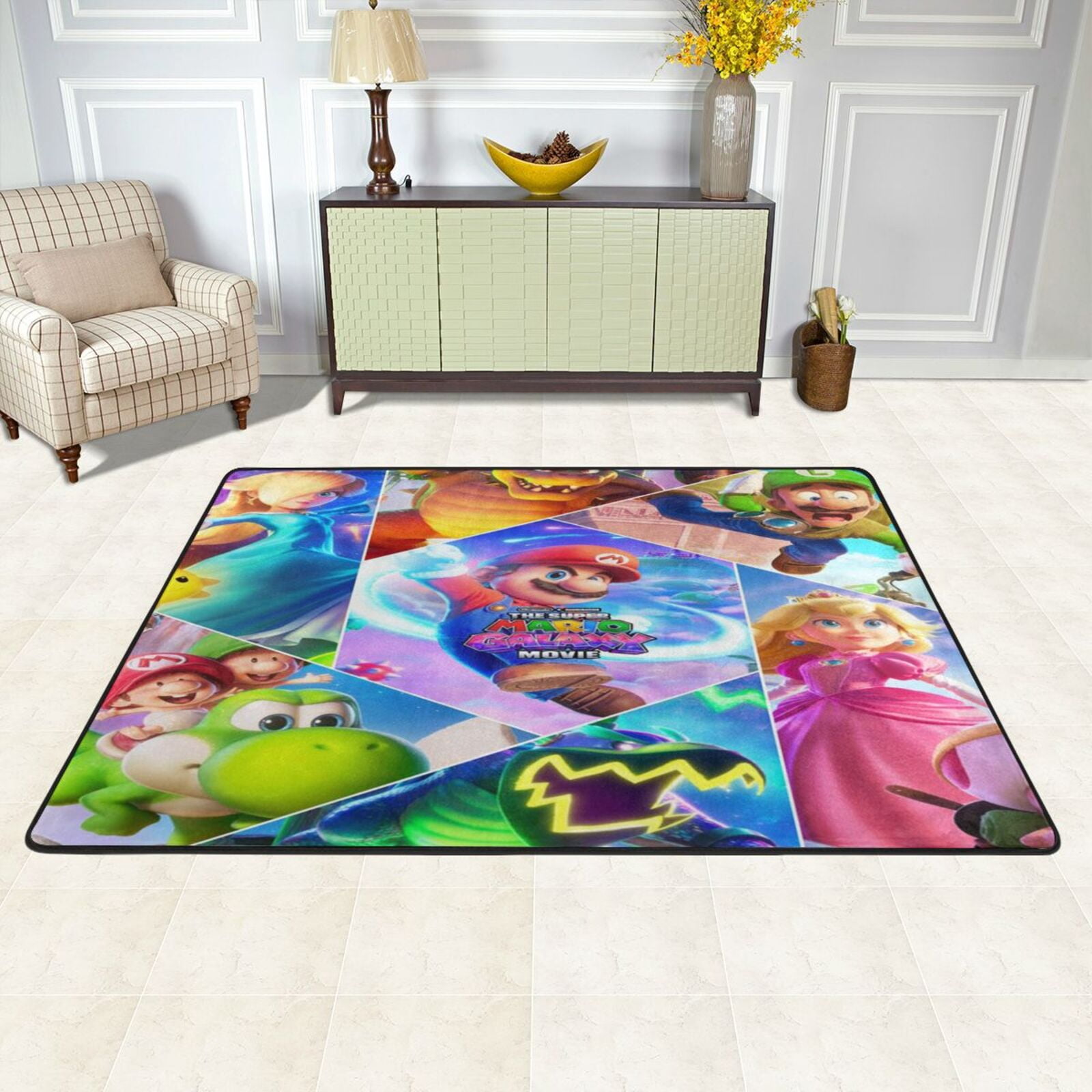 Click here for Luckume Galaxy Movie Area Rugs Carpet Flannel Soft... prices
