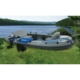 Intex Excursion 4 Inflatable Rafting/Fishing Boat Set With 2 Oars ...