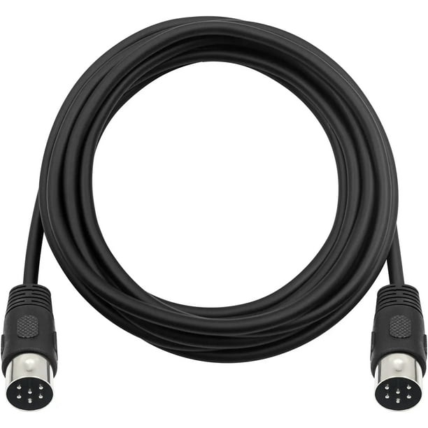 DIN 6 PIN Male Plug Cable, 6 PIN DIN Male to Male AV Adapter Audio ...