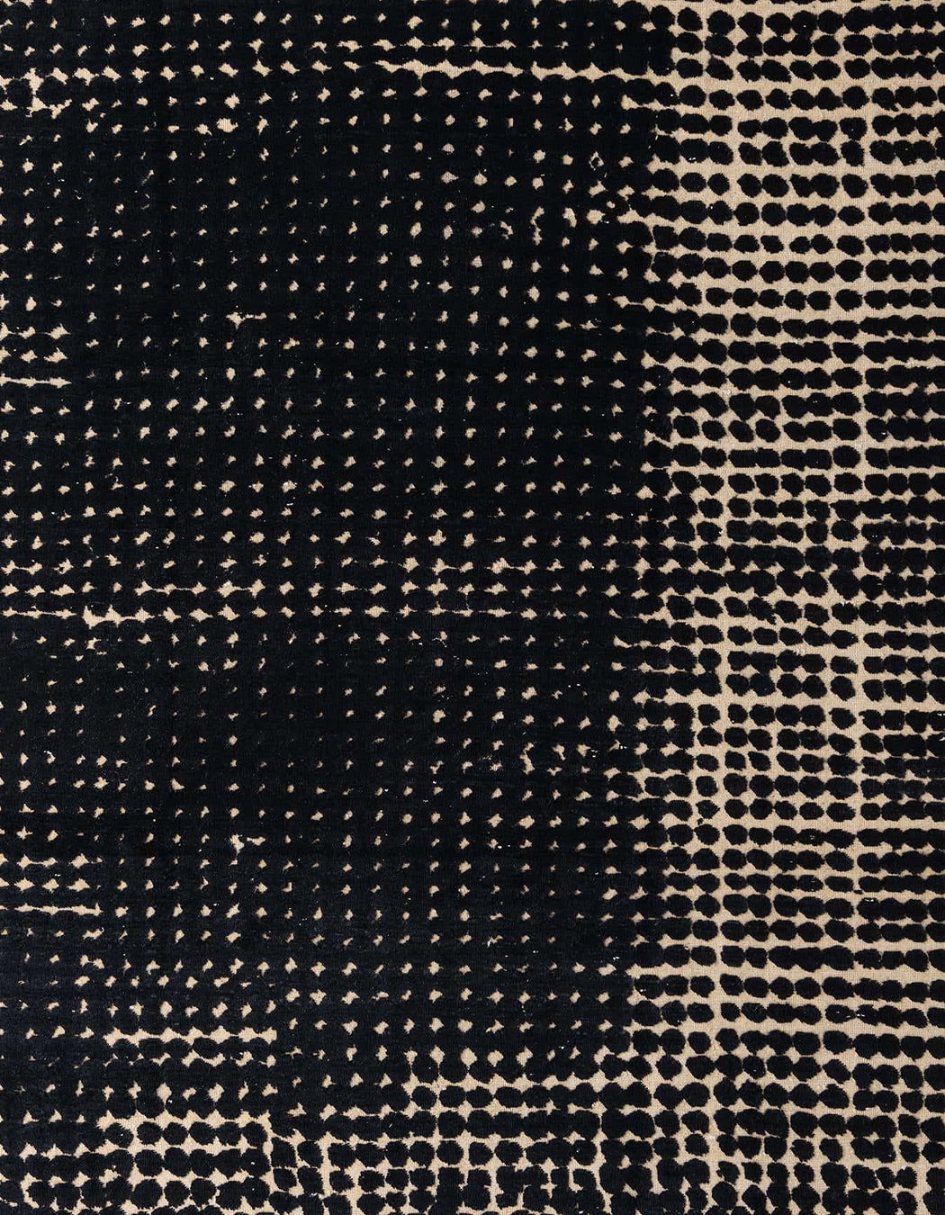 Ahgly Company Indoor Rectangle Abstract Black Abstract Area Rugs, 2' x ...