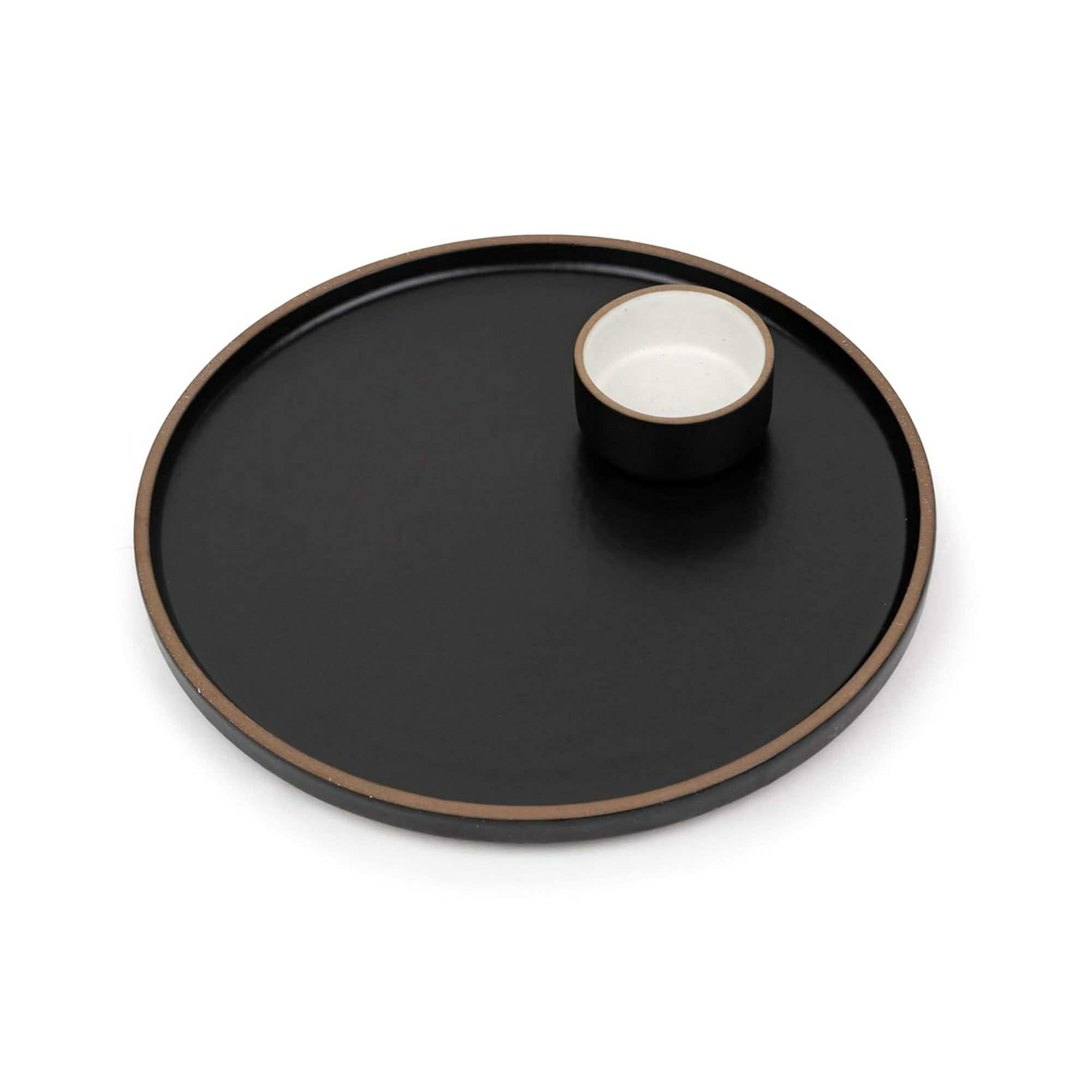 Click here for Shay Large Round Ceramic Serving Platter  Black -... prices