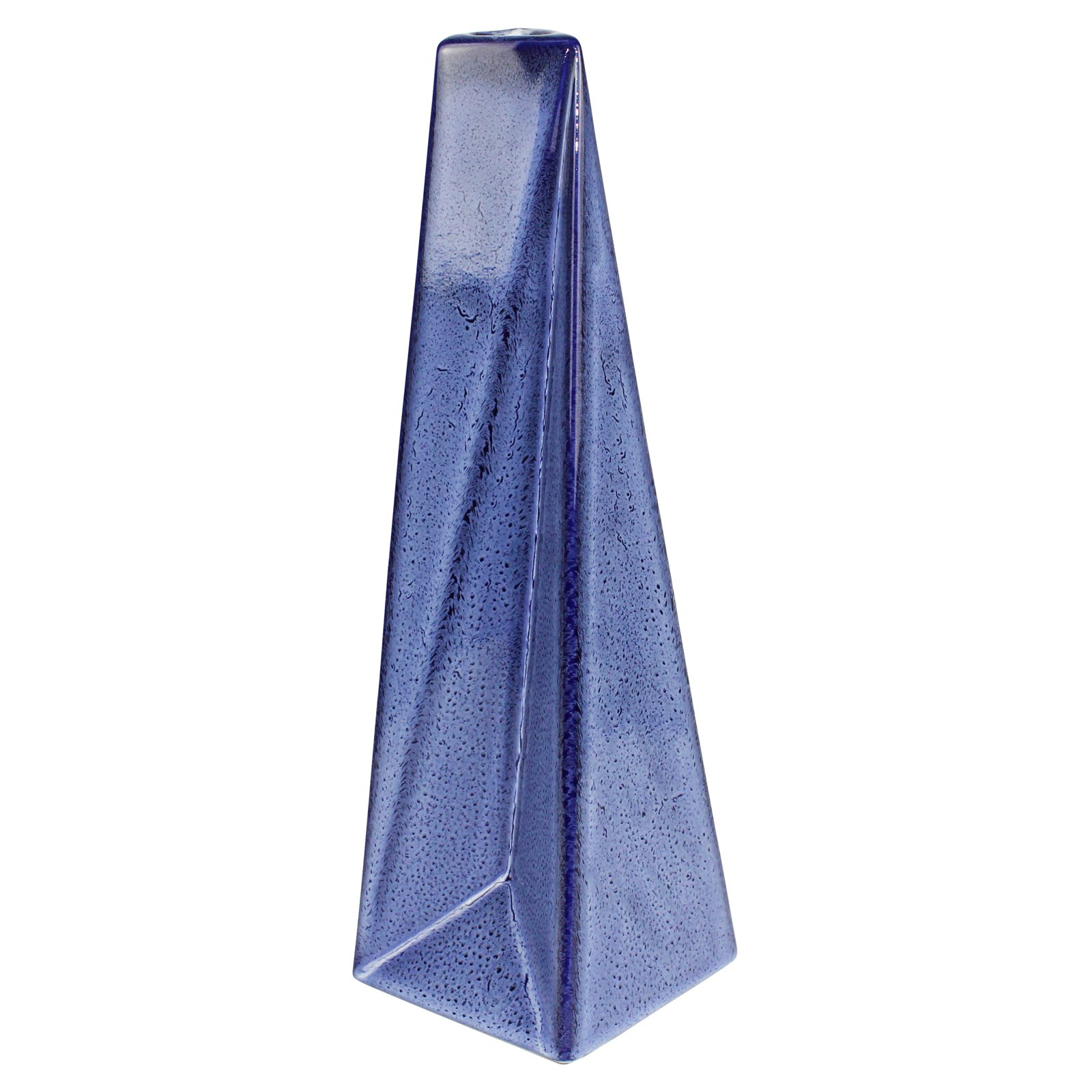 Sagebrook Home Blue Angled Ceramic Bud Vase - Walmart.com