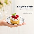 Artrylin 60 Pcs Mini Dessert Plates 3.5 Inch Silver Cupcake Plates ...