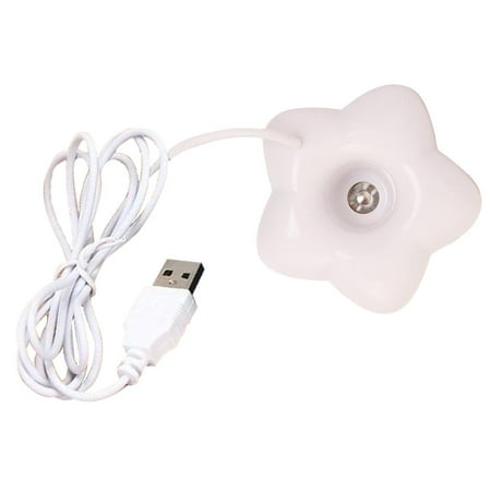 Mini USB Star Shaped Humidifier Diffuser Office Home Portable White ...