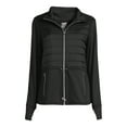 Avia Women's Mixed Media Jacket, Sizes XS-XXXL - Walmart.com