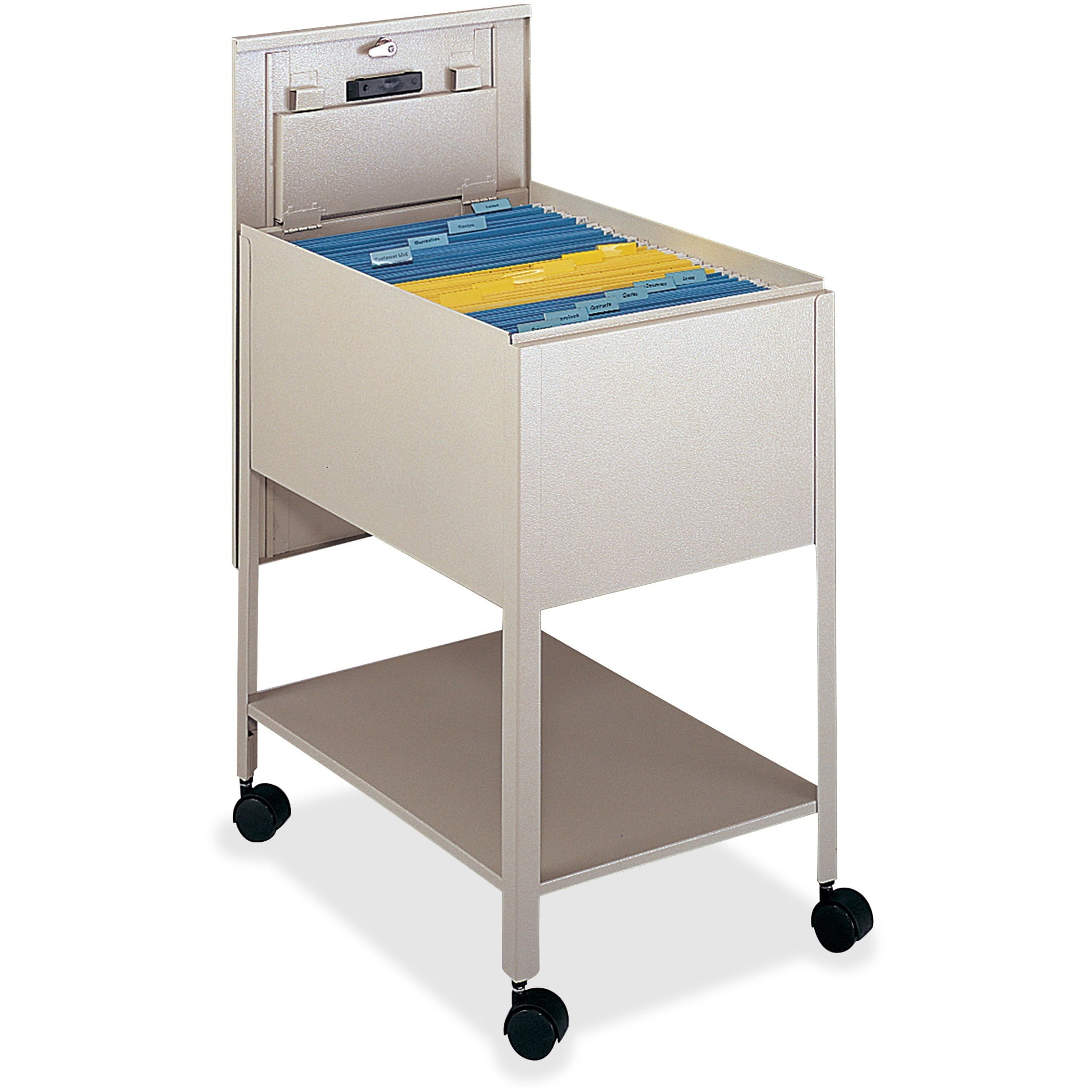 Safco Filing Cart Lockable , Putty - Walmart.com - Walmart.com