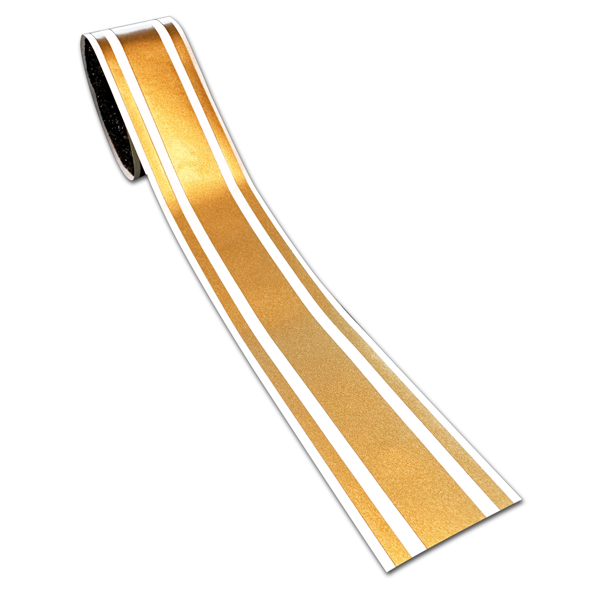 2"x72" Metallic Gold Vinyl Racing Stripes Car Boat Trailer Sticker ...