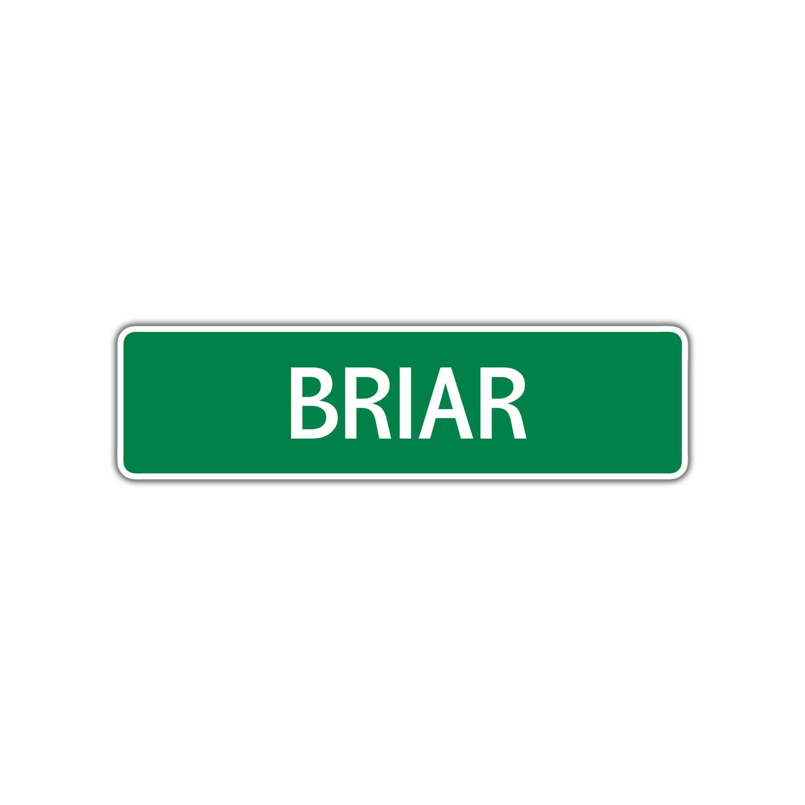 Briar Girls Children Name Letter Printed Plaque Decoration Label Indoor ...