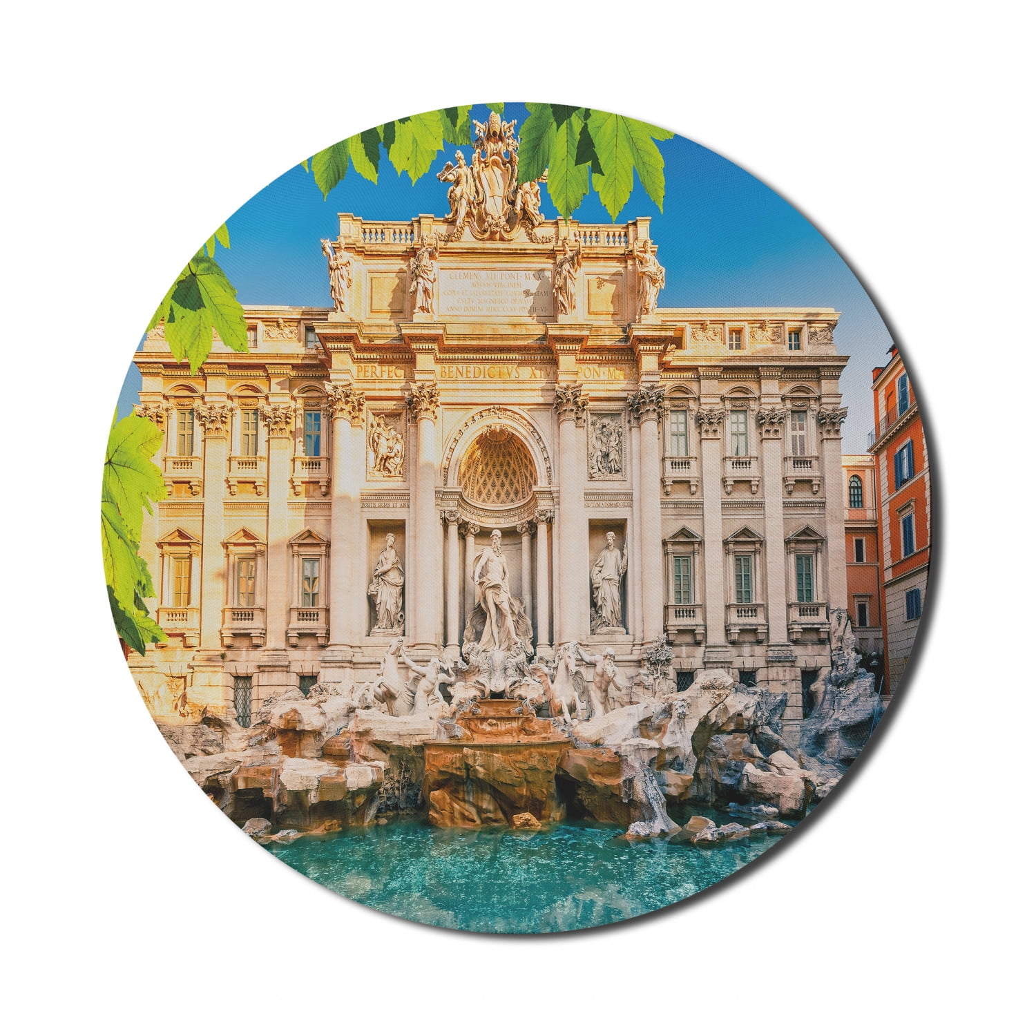 Italy Mouse Pad for Computers, Fountain Di Trevi Famous Travel ...