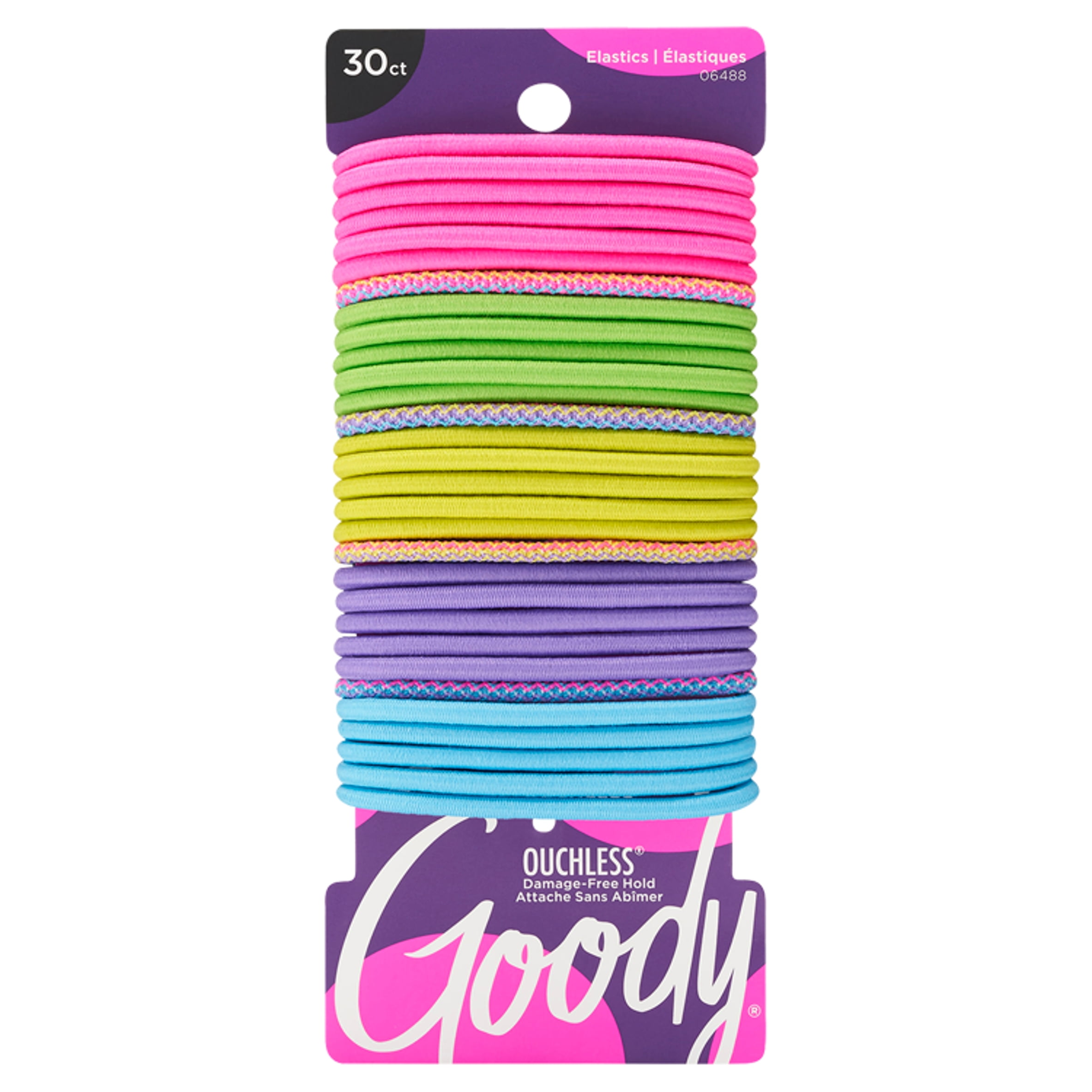 Goody Neon Tr Braid Elastics, 30 count - Walmart.com